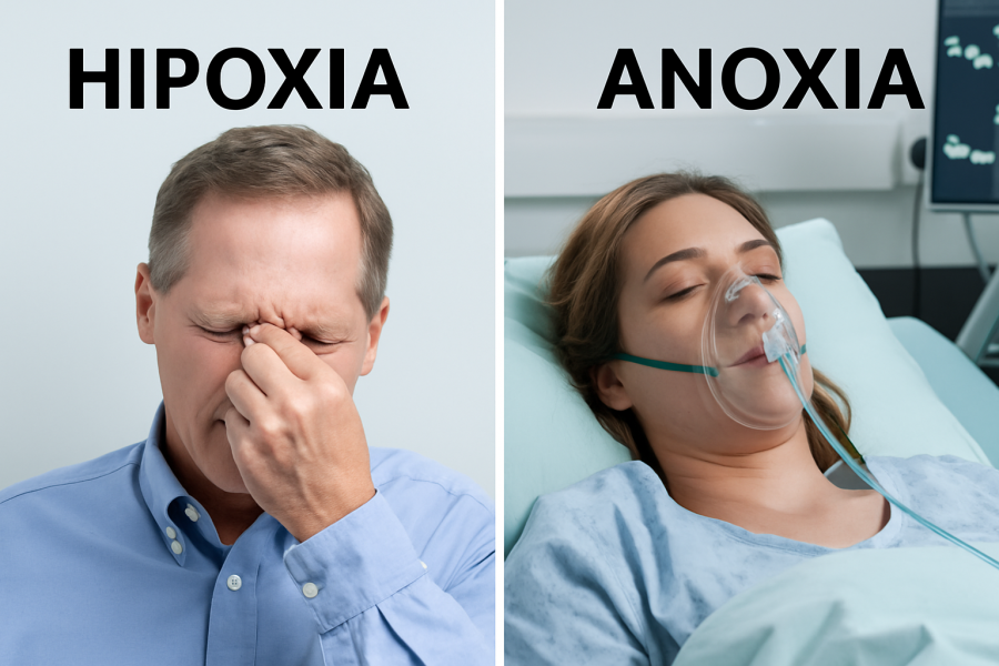 Diferencia entre hipoxia y anoxia - NeuroAiD™