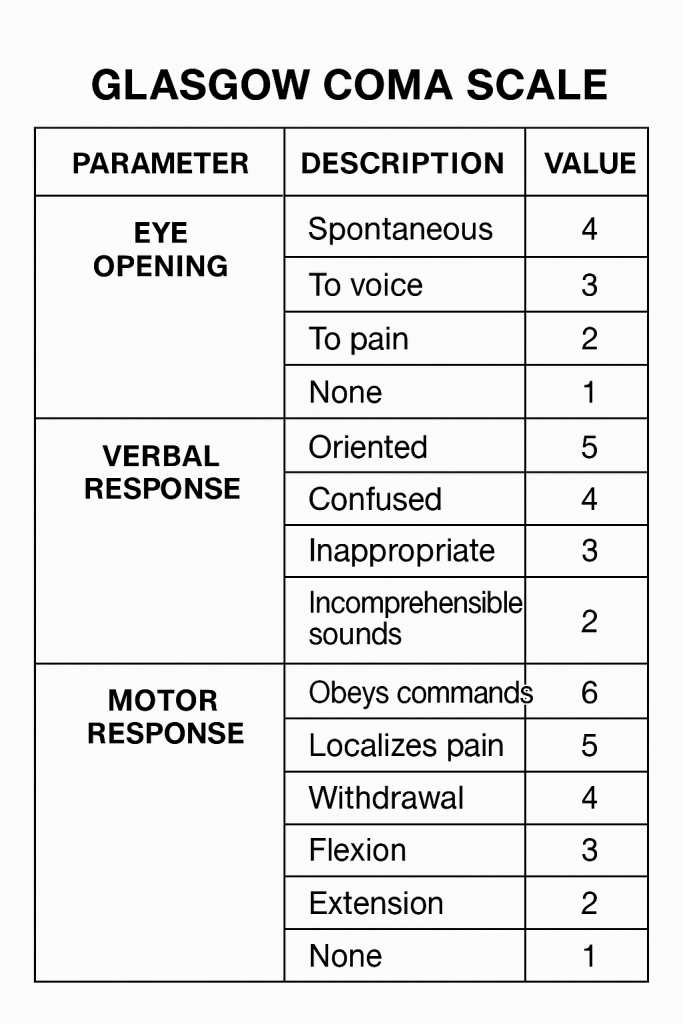 Glasgow Coma Scale - NeuroAiD™