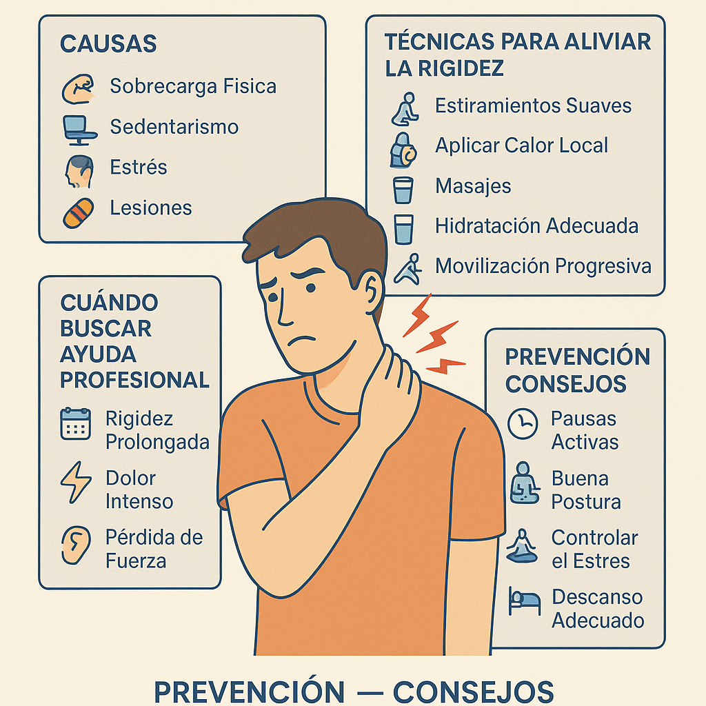 ¿Cómo quitar la rigidez muscular? - NeuroAiD™